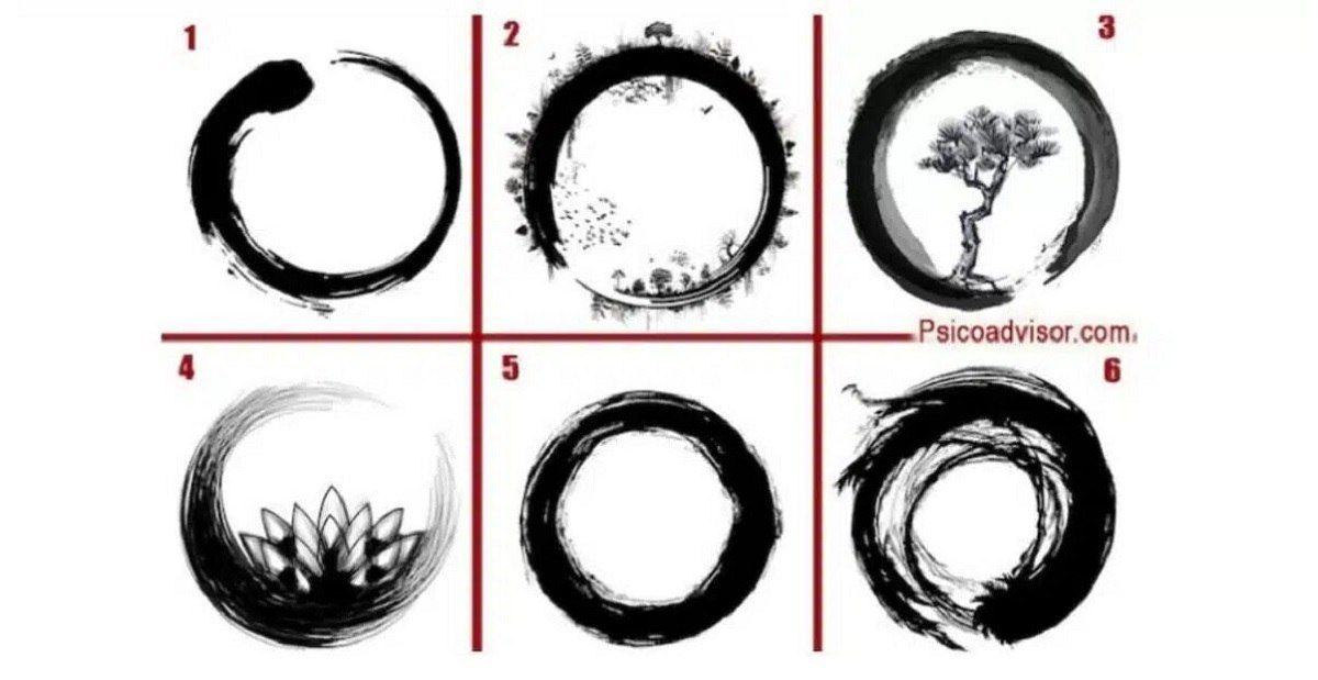 Le cercle que votre subconscient a choisi d’un coup d'œil révèle ...